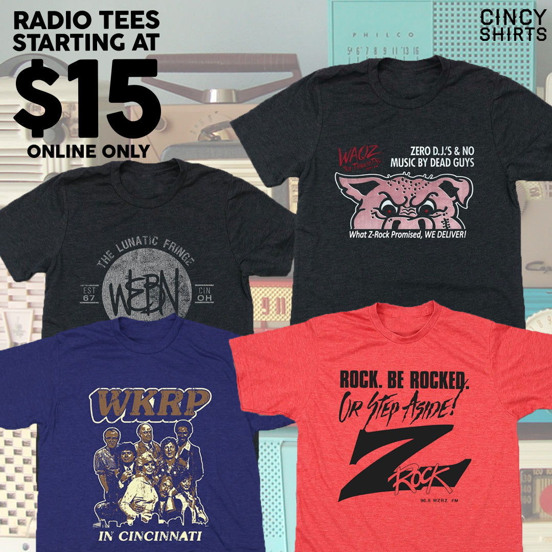 $15 Radio Tees for National Radio Day!