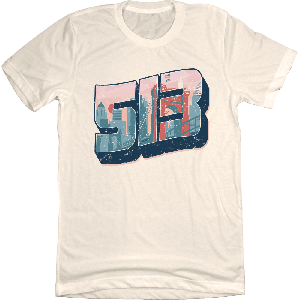 513 Skyline Tee | Cincinnati 513 Day Apparel | Cincy Shirts