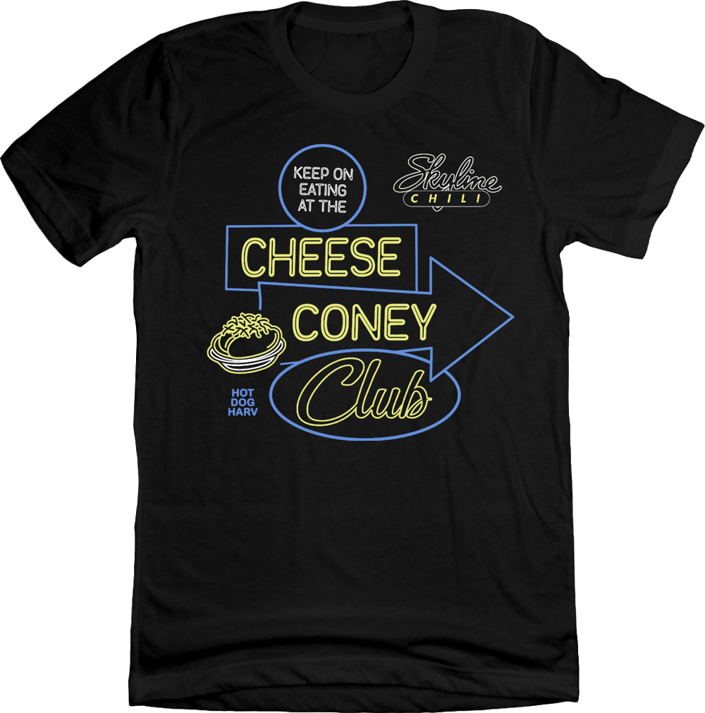 Cheese Coney Club | Hot Dog Harv | Skyline Chili T shirt | Cincy Shirts
