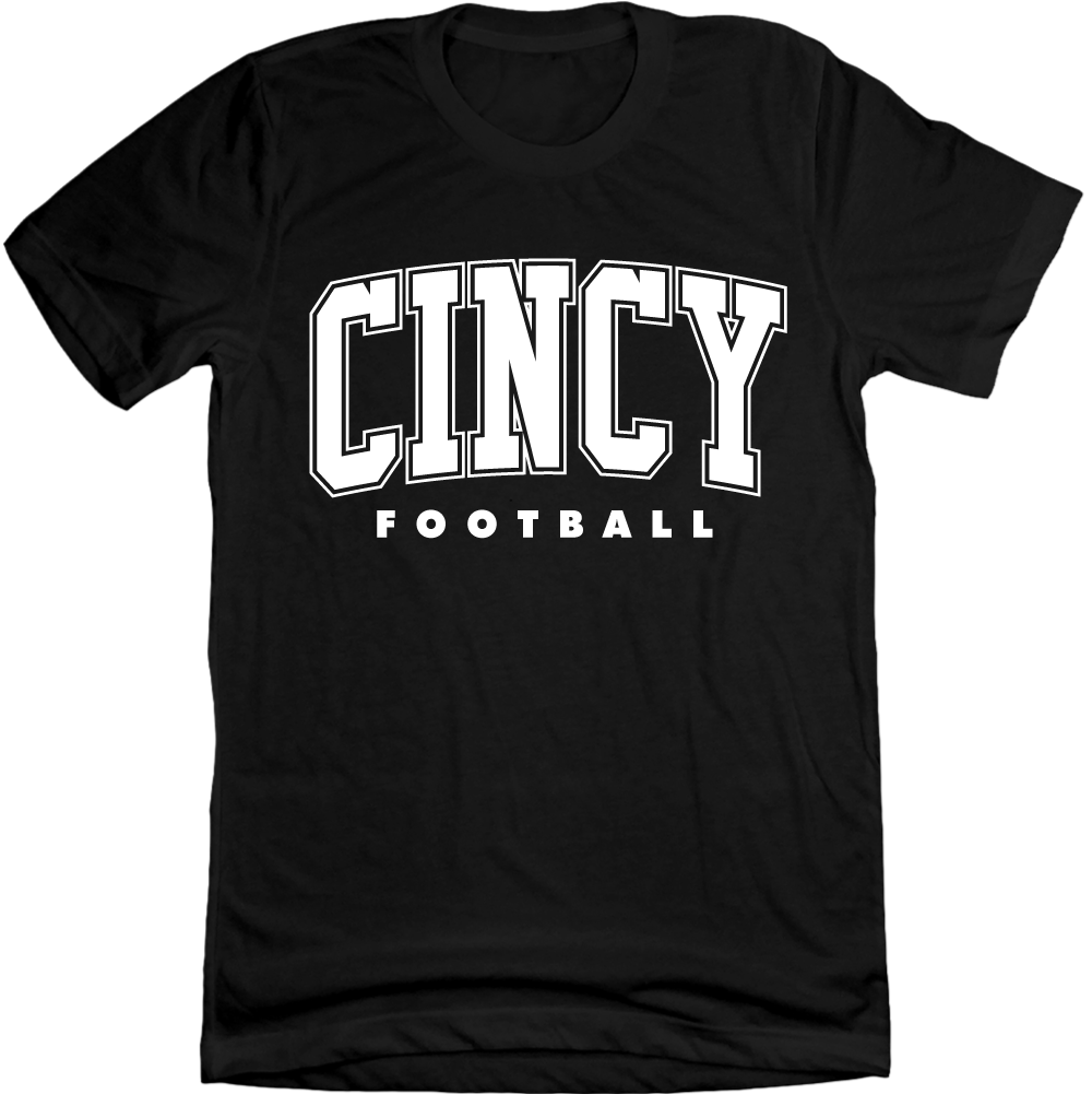 Cincy Football Varsity Block | Football Apparel | Cincy Shirts