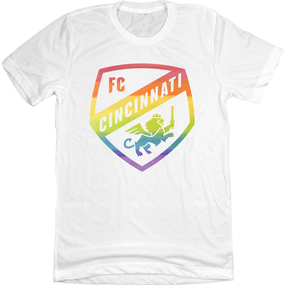 FC Cincinnati Pride Rainbow Shield | FC Cincinnati | Cincy Shirts