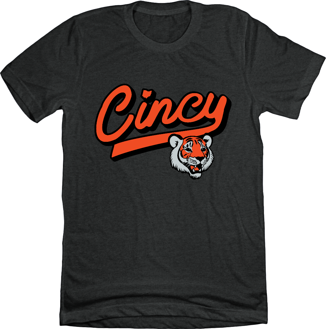 Cincy Football Tiger Script | Cincinnati Football | Cincy Shirts