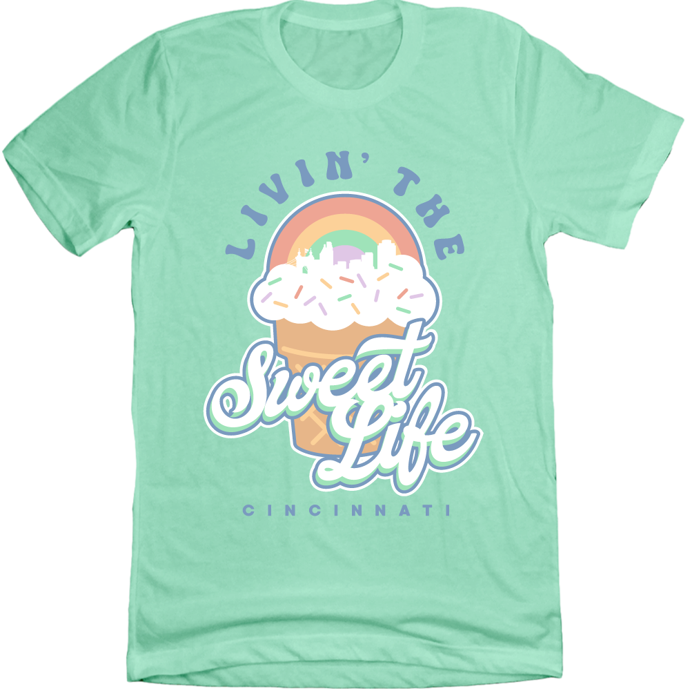 Livin' The Sweet Life Tee | Cincinnati Kids Ice Cream | Cincy Shirts
