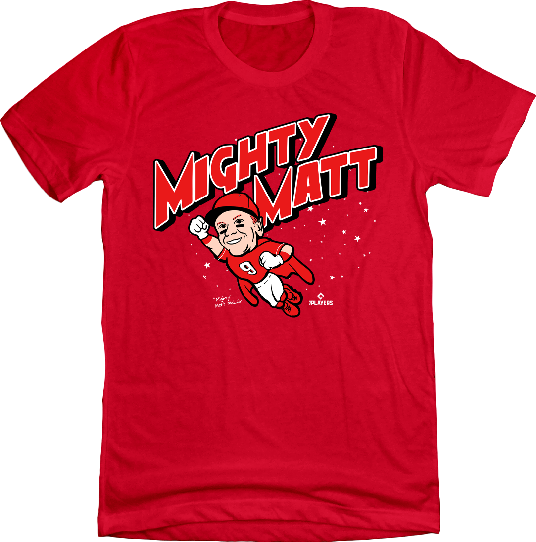 Mighty Matt McLain | Cincinnati MLB Player Shirt | Cincy Shirts