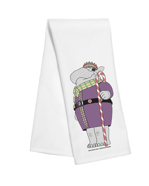 Nutcracker Fiona Tea Towel | Cincinnati Zoo Home Decor | Cincy Shirts