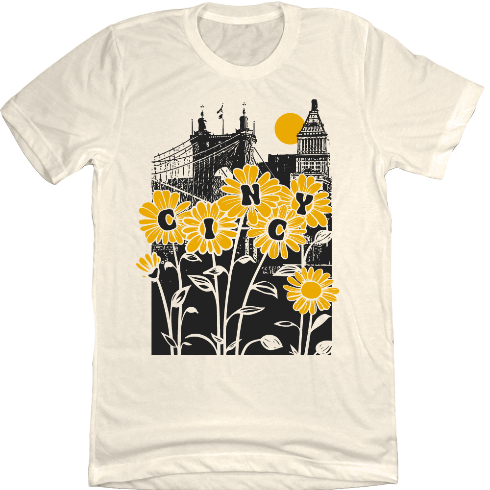 Roebling Bridge Flowers | Cincy Shirts