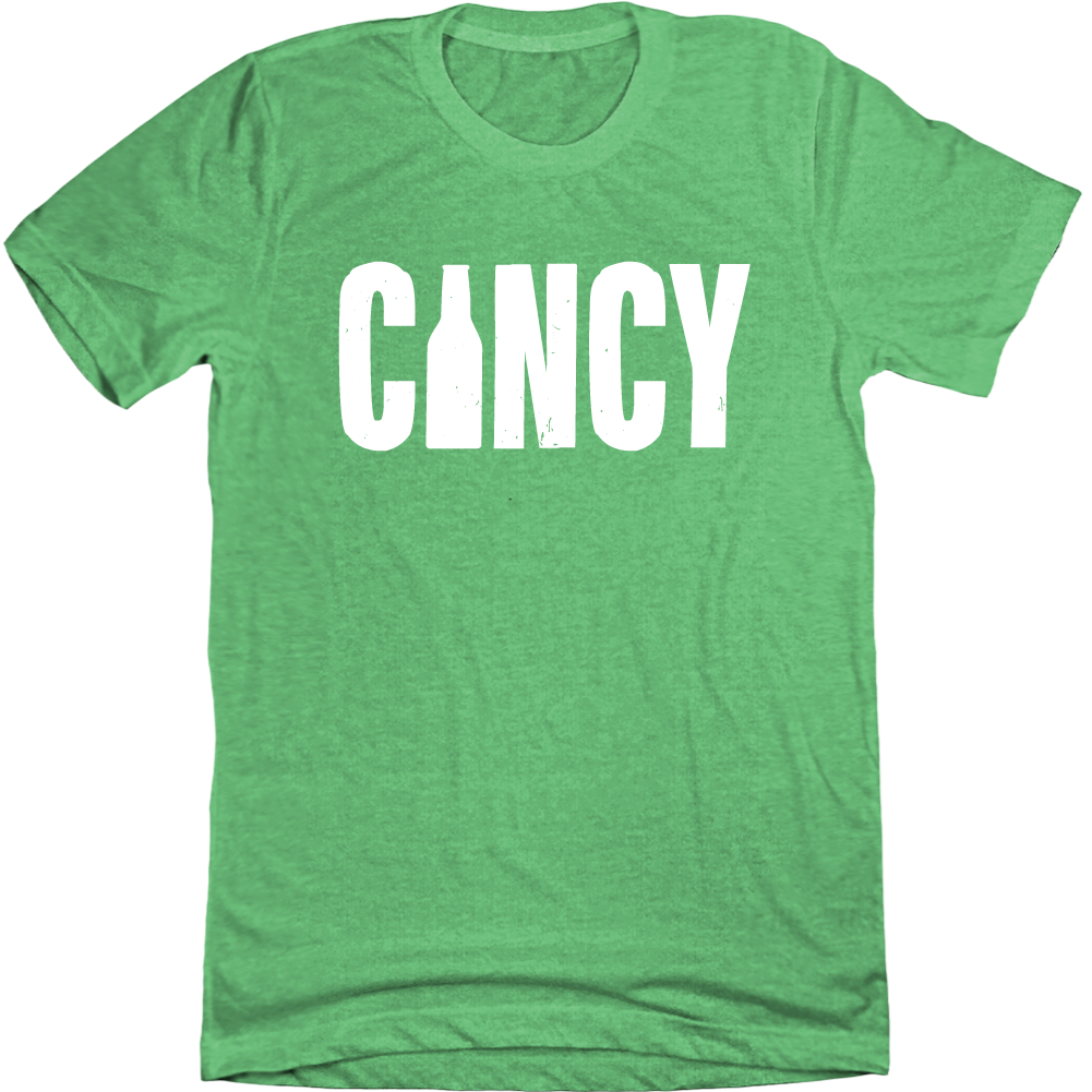 Cincy Bottle in Middle | St. Paddy's Day Tee | Cincy Shirts
