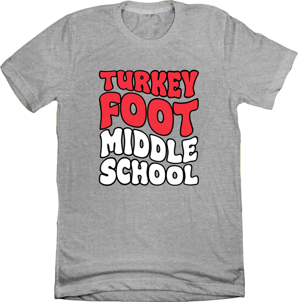 Home Products Turkey Foot Middle School Curved Text