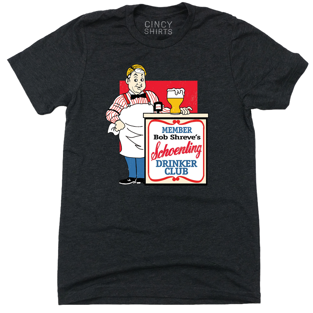 Bob Shreve's Drinker Club Member | CIncinnati Beer Tee | Cincy Shirts