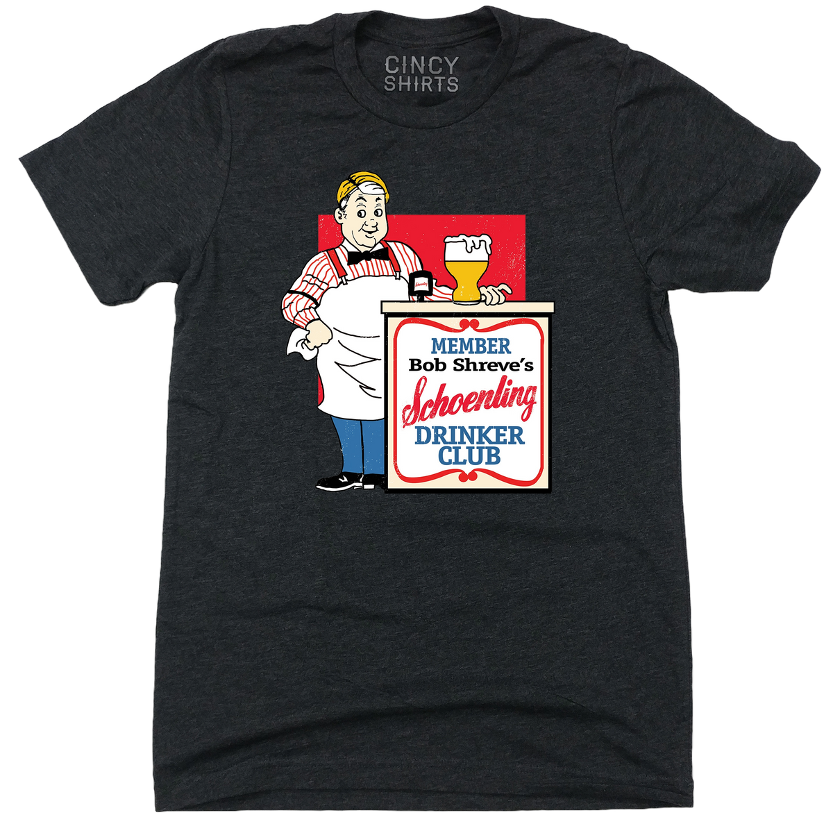 Bob Shreve's Drinker Club Member | CIncinnati Beer Tee | Cincy Shirts