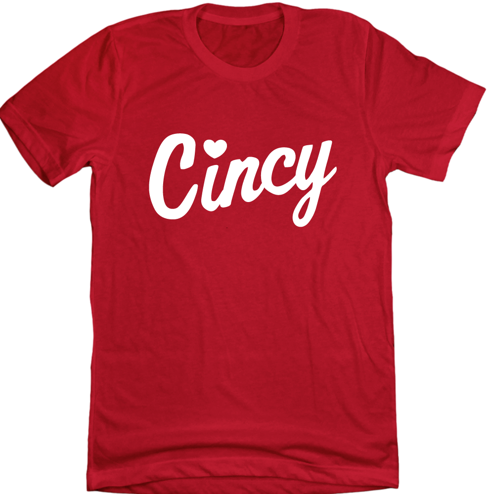 Cincy Script with Heart | Cincy Shirts