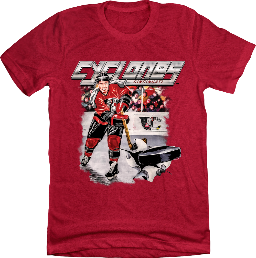 Vintage Cincinnati Cyclones Tee | Hockey Apparel | Cincy Shirts