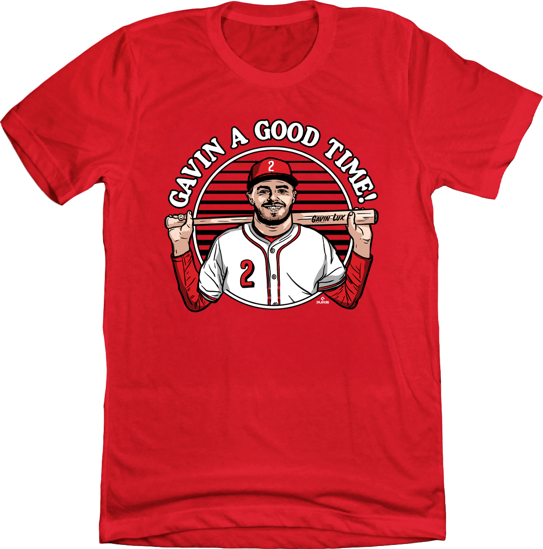 Gavin A Good Time Gavin Lux Tee | Cincy Shirts