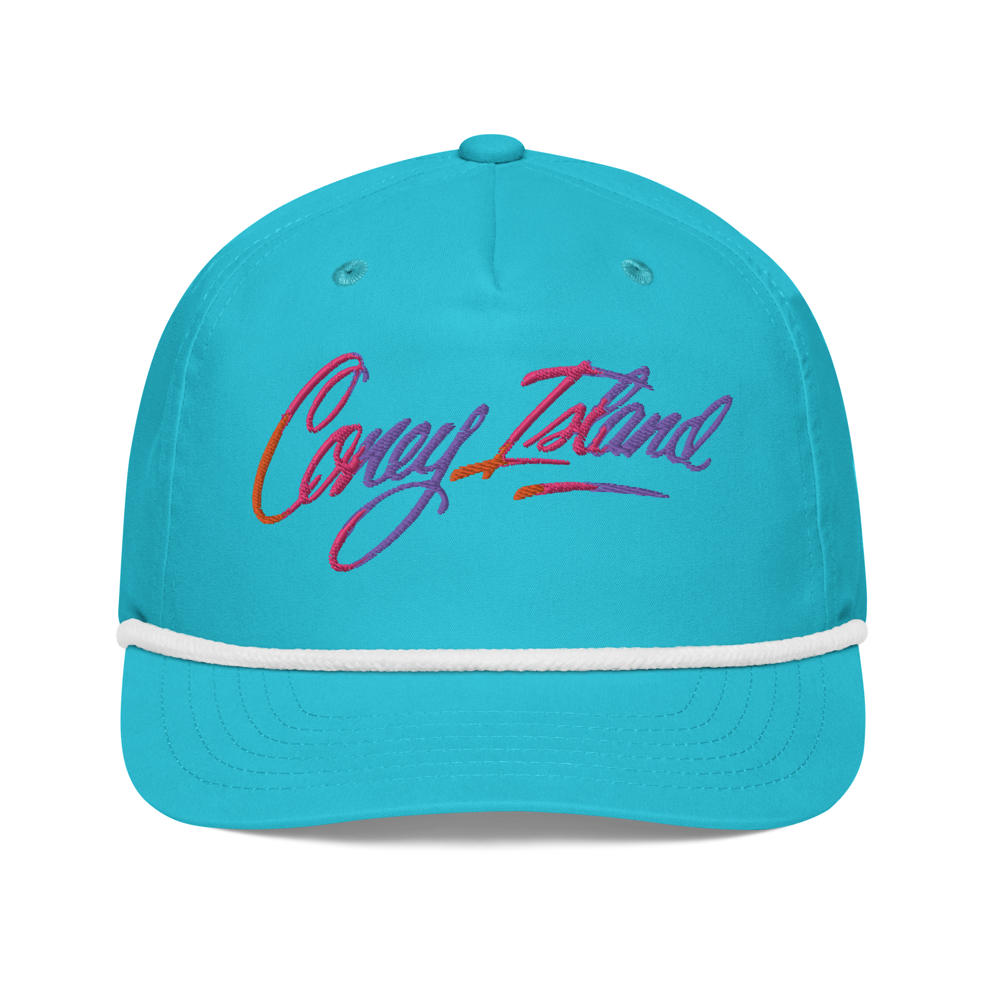 Coney Island in the Sun Golf rope cap
