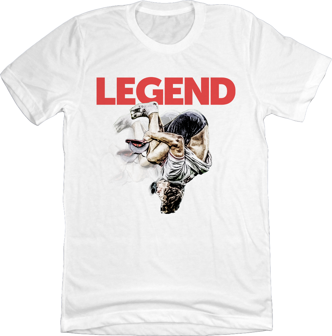LEGEND Backflip Fan Tee | Cincinnati Baseball Apparel | Cincy Shirts