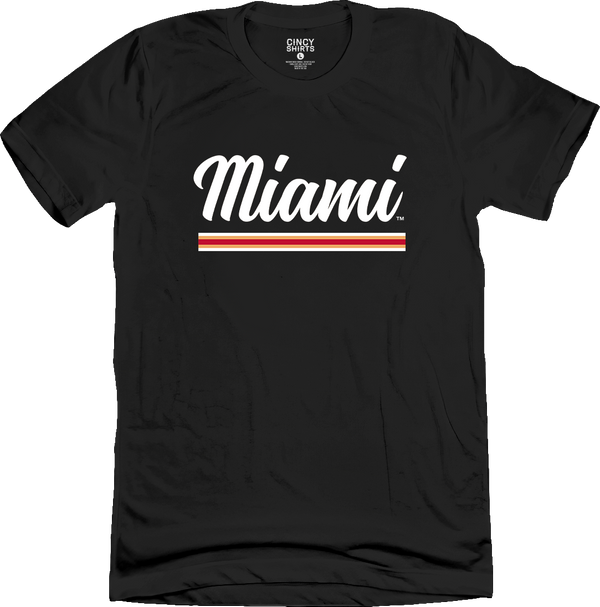 Miami Redhawks Cradle of Coaches Script Logo | Cincy Shirts
