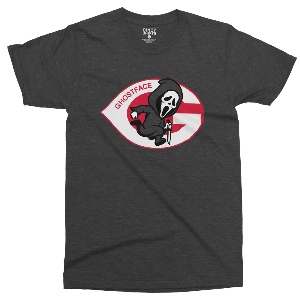 Runnin' Ghostface Cincinnati Baseball | Cincy Shirts