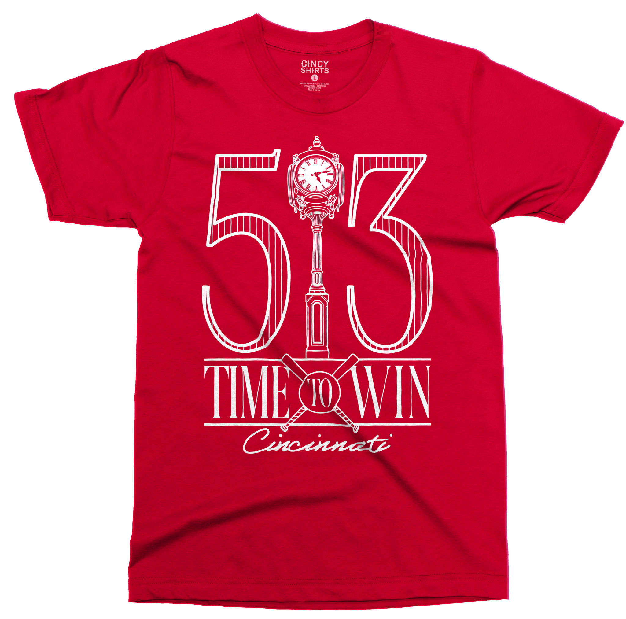 Time to Win Cincinnati Baseball | Cincinnati Baseball | Cincy Shirts