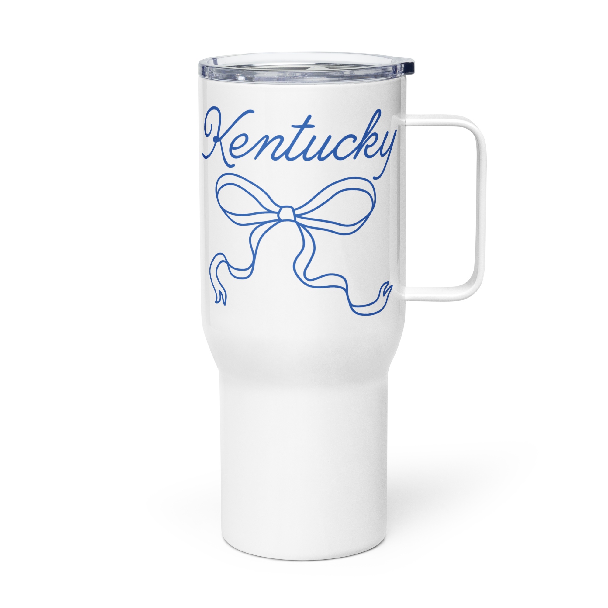 Kentucky Bow Travel Mug with Handle