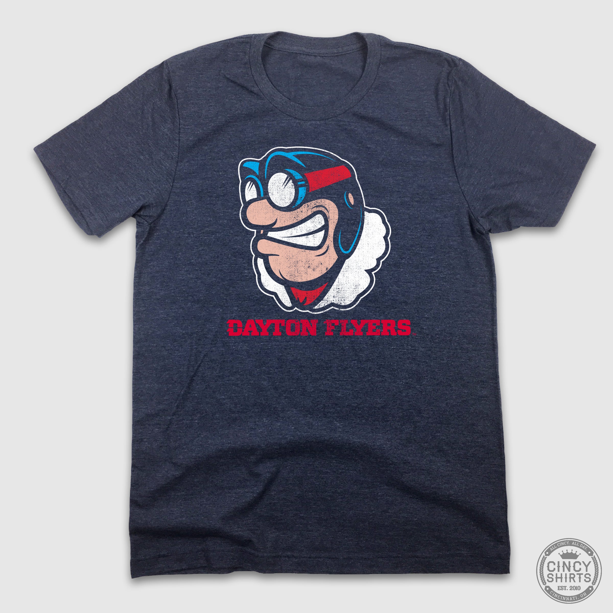 Rudy Flyer Logo | Official Dayton Collegiate Apparel | Cincy Shirts
