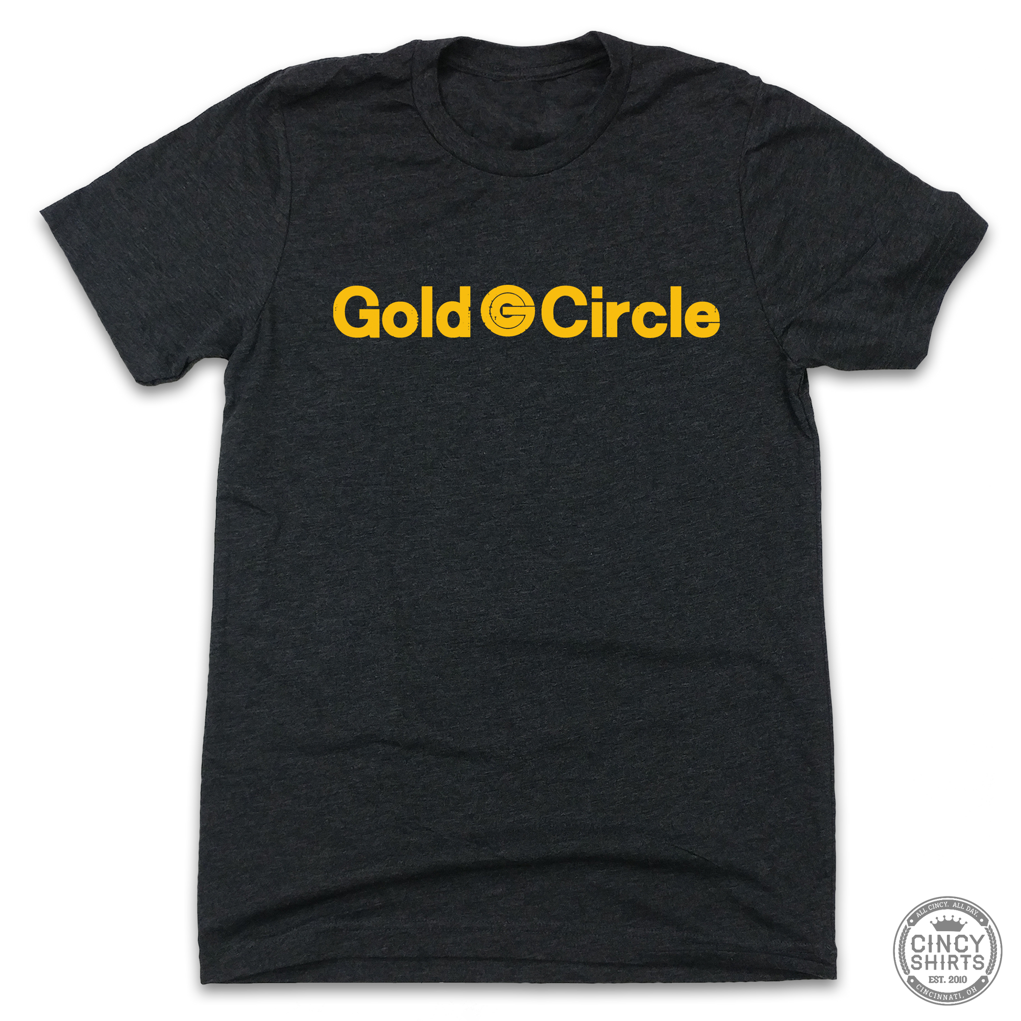Gold Circle | Vintage Cincinnati Places Apparel | Cincy Shirts