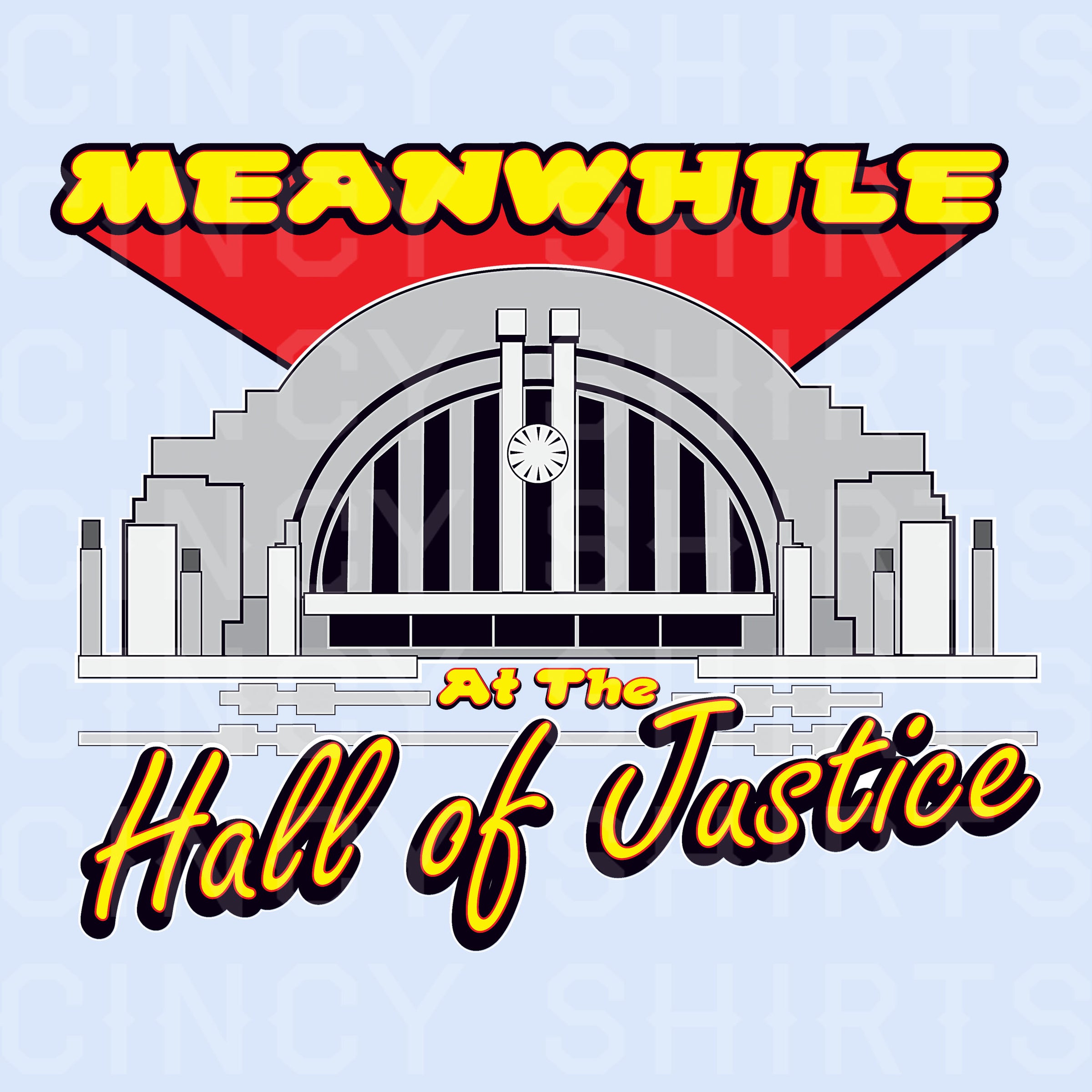 Hall of Justice T-Shirt | Cincinnati Places Apparel | Cincy Shirts