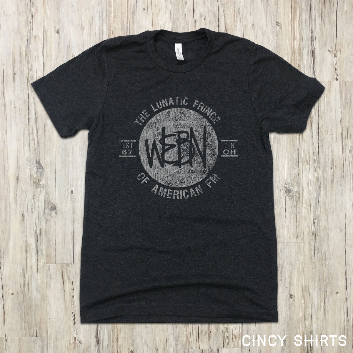 WEBN Lunatic Fringe Est 67 | Cincinnati Radio Apparel | Cincy Shirts