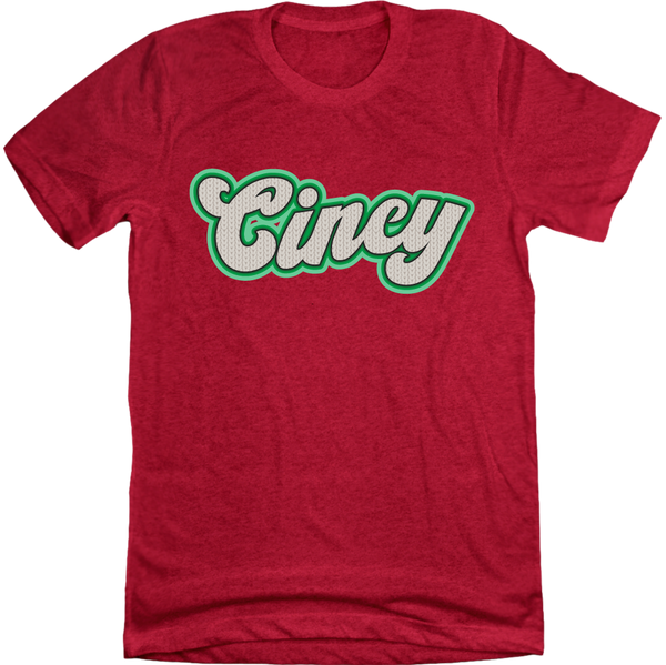 Cincy Sweater Pattern Green and Grey (Christmas) | Cincy Shirts