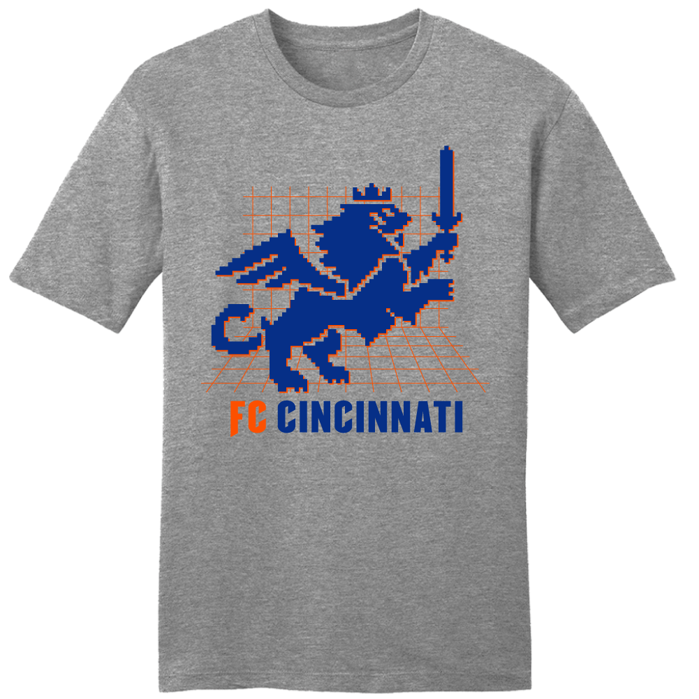 FC Cincinnati Pixel and Grid | Official Apparel | Cincy Shirts