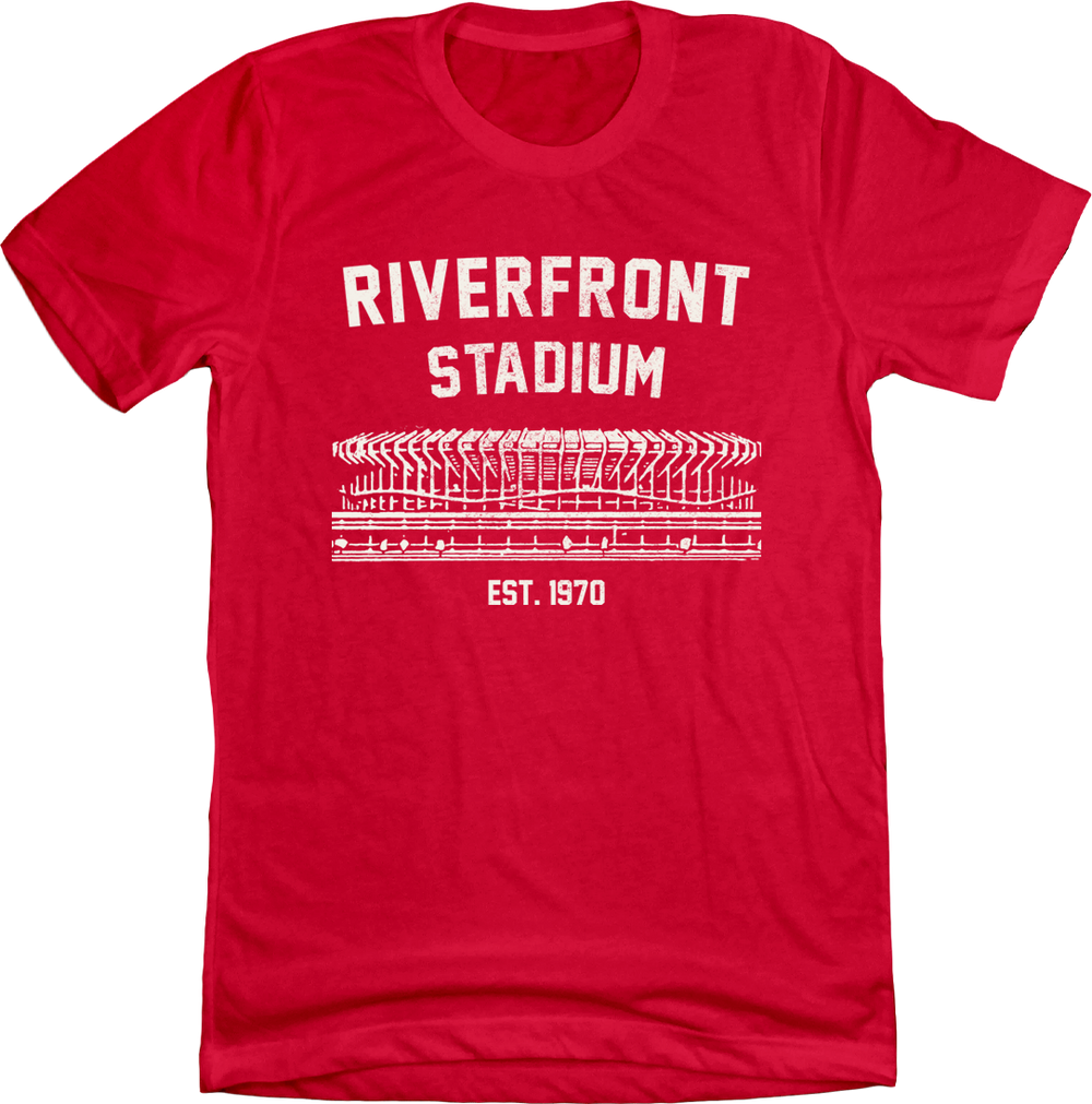 Riverfront Stadium Established 1970 | Vintage Cincinnati Sports Apparel ...