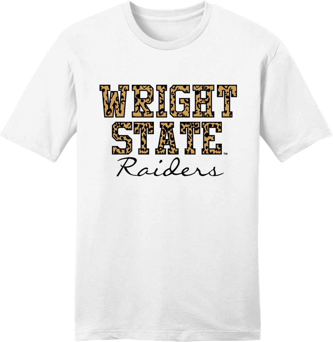 Wright State Leopard Print | Collegiate Apparel | Cincy Shirts